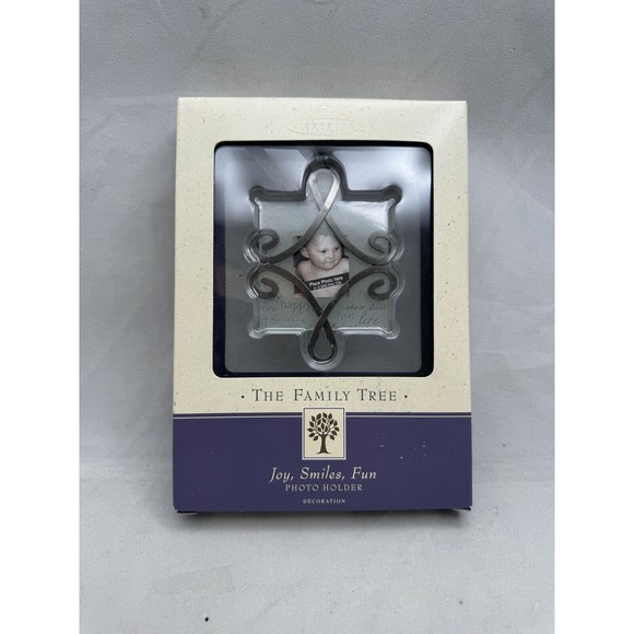 Hallmark | Holiday | Hallmark Family Tree Joy Smiles Fun Ornament Photo ...